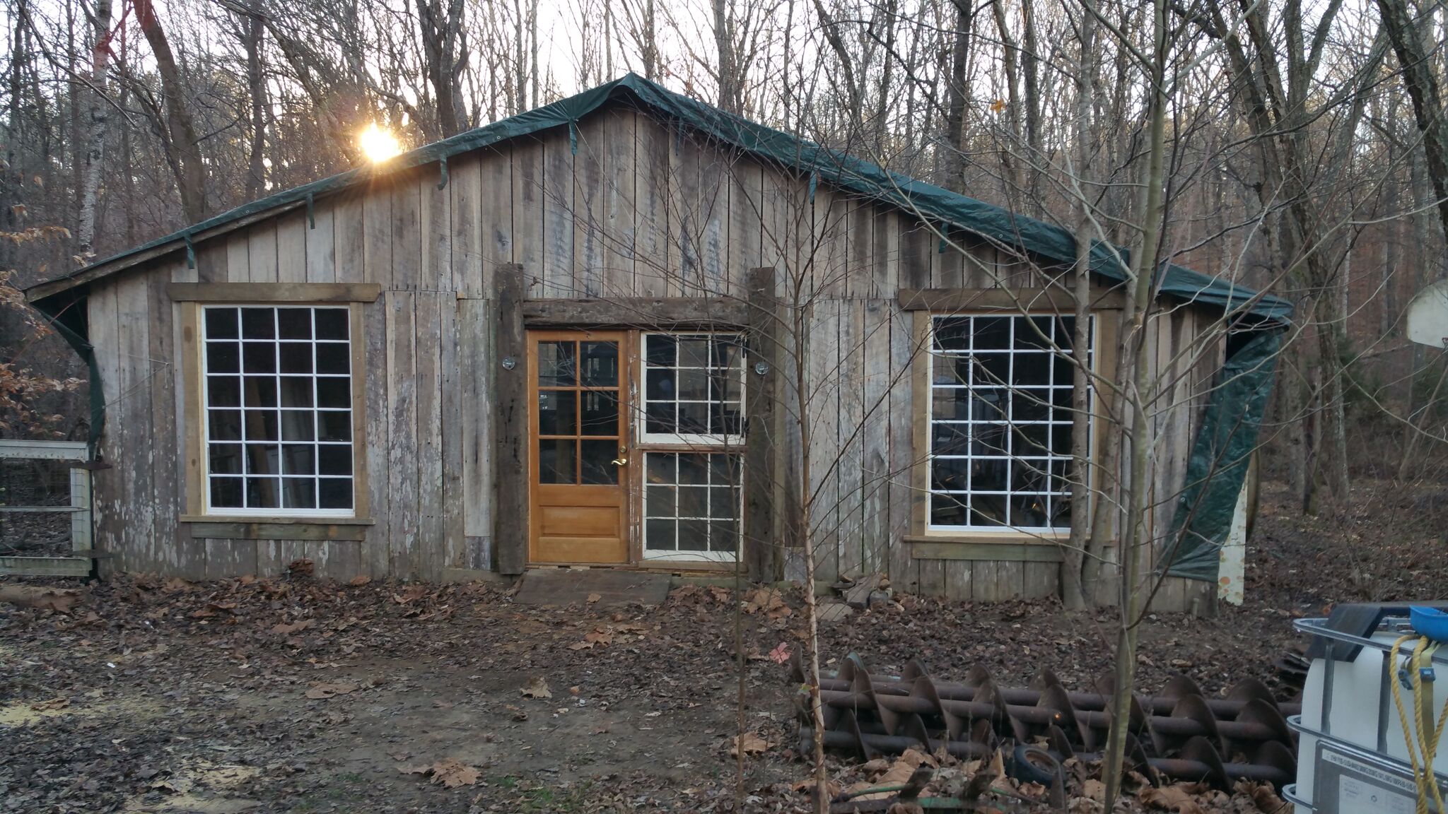 Photos – The Build – CorkScrew Cabin